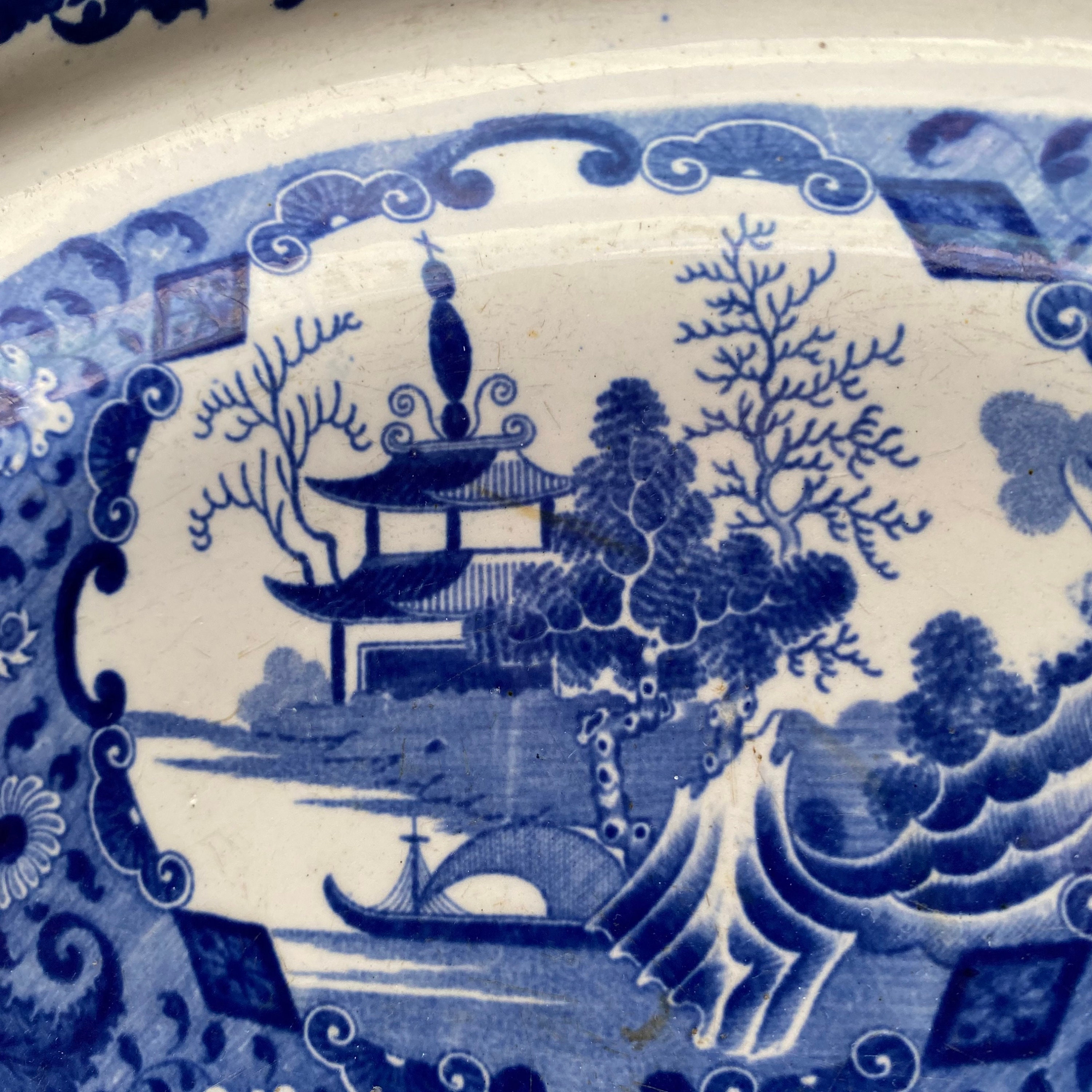 Rare Copeland Spode Net Pattern Platter Circa 1815 Antique - Etsy