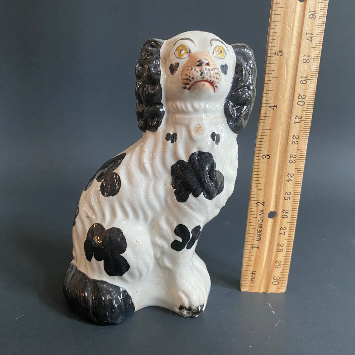 Antique Staffordshire Victorian Spaniel Circa 1860 Genuine - Etsy