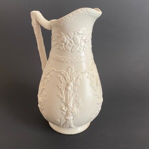 Antique Stoneware English Jug 1861 Pitcher by William Brownfield ...