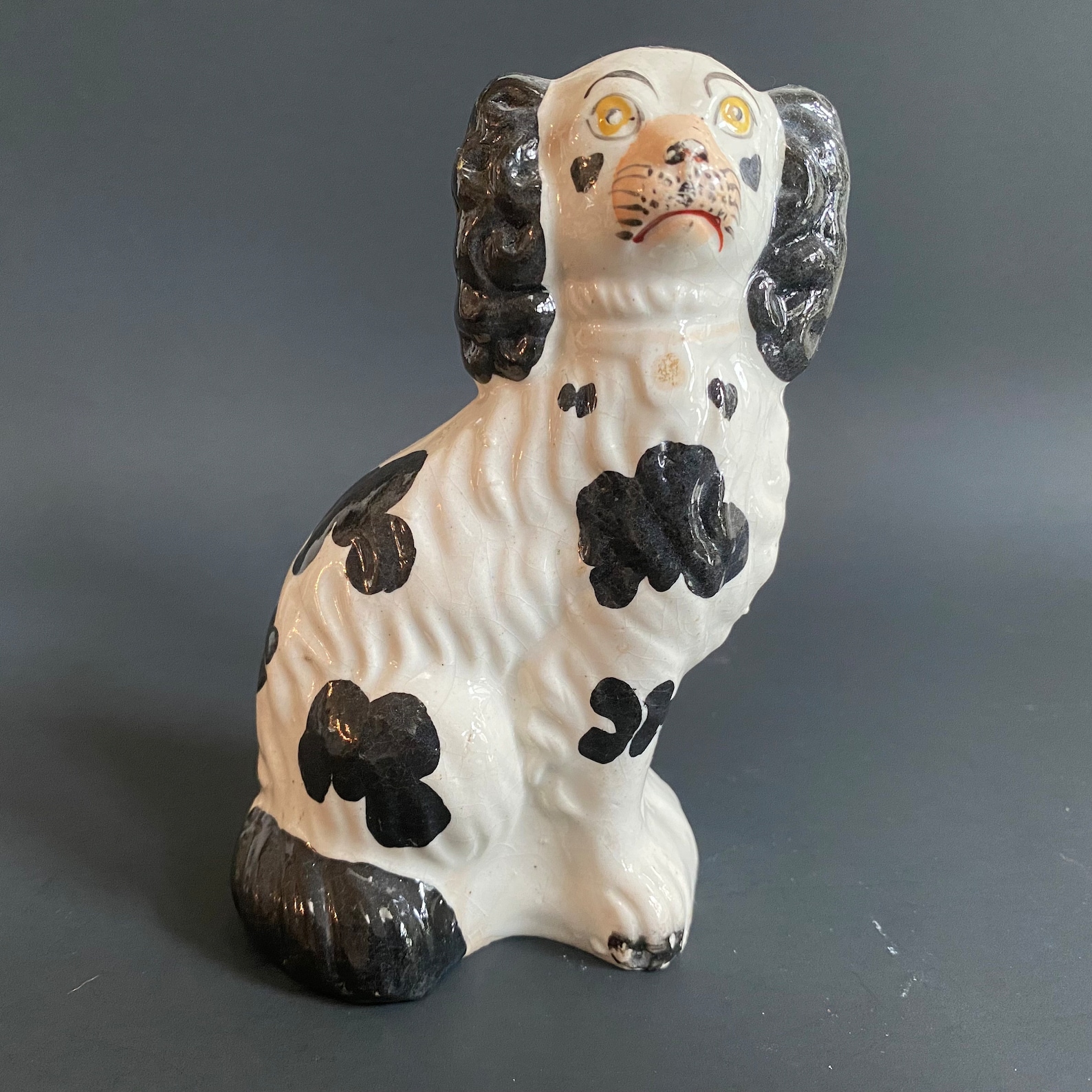 Antique Staffordshire Victorian Spaniel Circa 1860 Genuine Antique ...