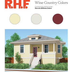 Wine Country Farmhouse Paint Colors, Exterior House Paint Colors ...