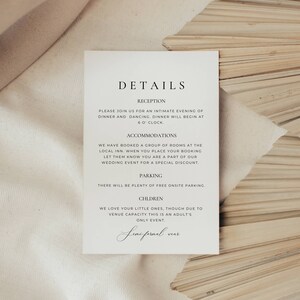 Micro Wedding Invite Suite TEMPLATE Intimate Wedding Invitation Set ...