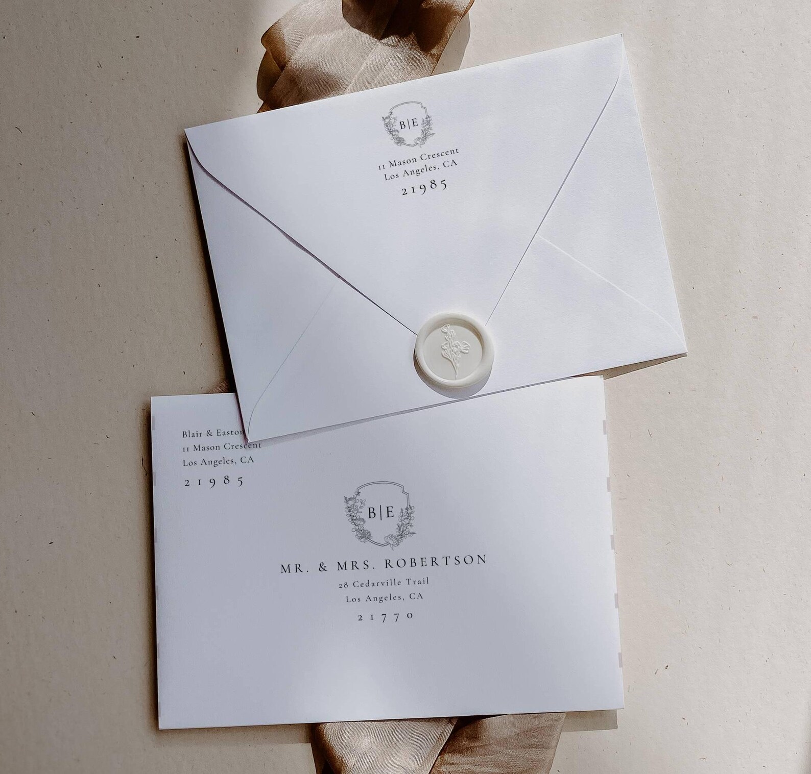 Wedding Envelope Addressing Template, A7 Envelope Address Label ...