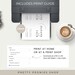 Intimate Wedding Invitation Template Modern Intimate Ceremony - Etsy