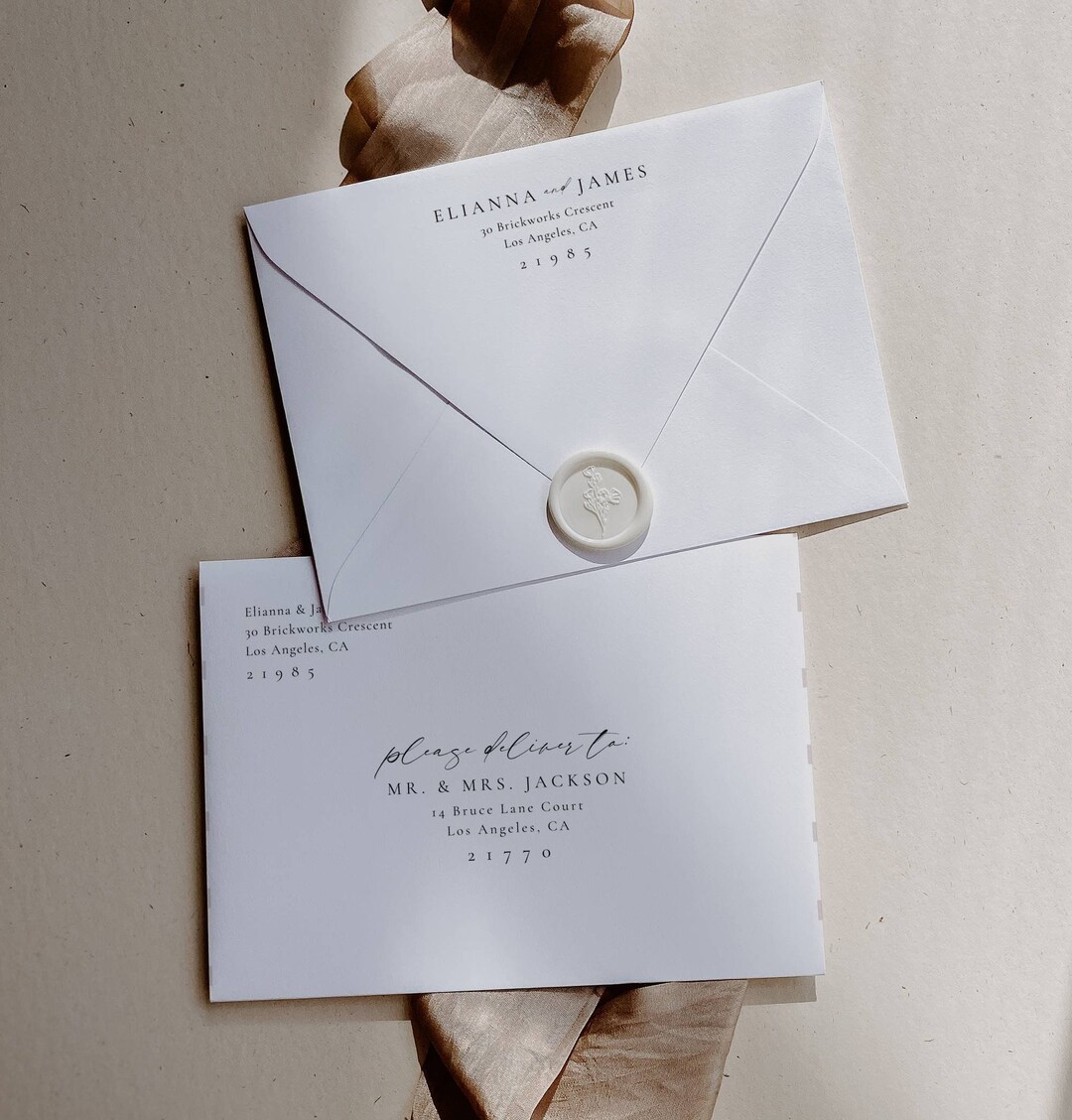 Guest Addressing Envelopes, Wedding Envelope Address Canva, A7 Wedding ...