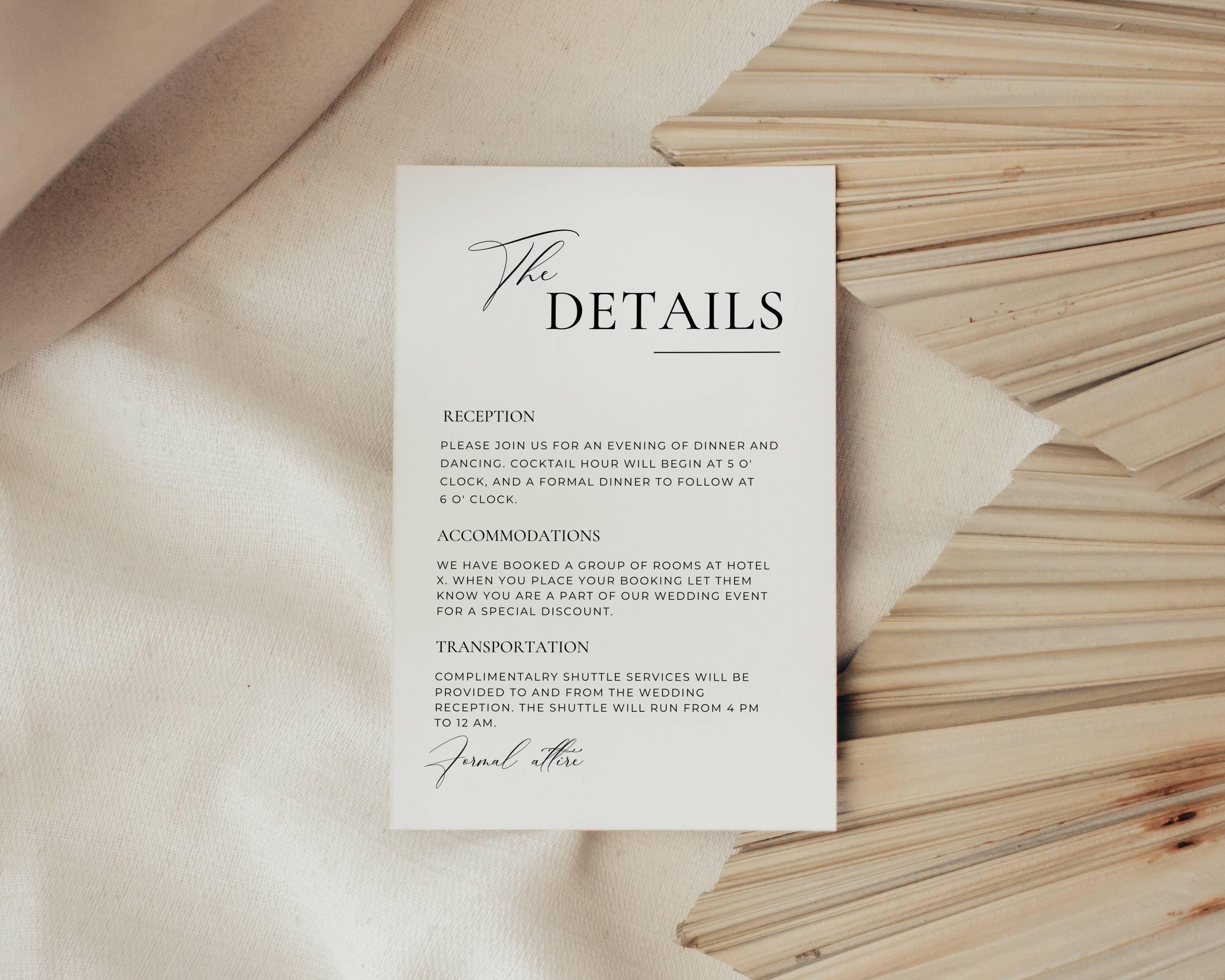 Wedding Invitation Template Set With Picture, Qr Code for Rsvp Wedding ...