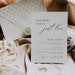Intimate Wedding Invitation Template Modern Intimate Ceremony - Etsy