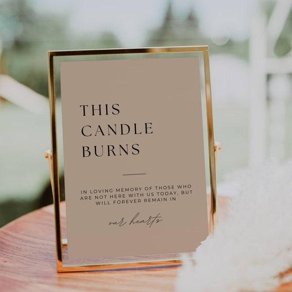 Memorial Table Sign - Etsy