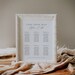 Small Wedding Seating Plan Template Portrait, Intimate Reception ...