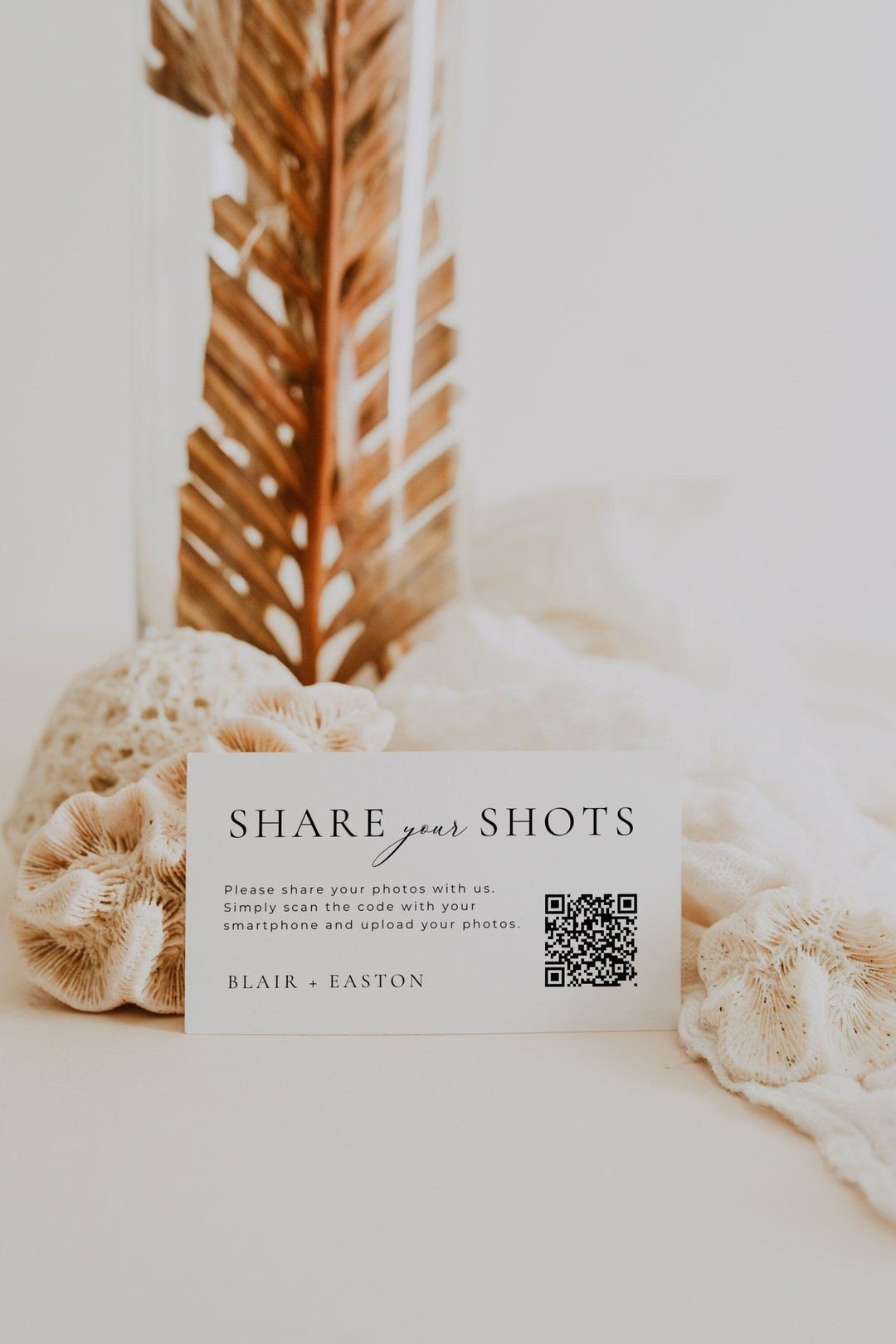 Qr Code to a Photo Album, Share Your Shots QR Code Sign, Share the Love ...