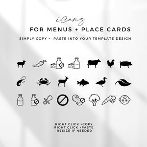 Minimalistic Wedding Menu, Simple Dinner Menu Template, Canva Table ...