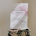 Blush Engagement Party Sign Template, Light Pink Engagement Welcome ...