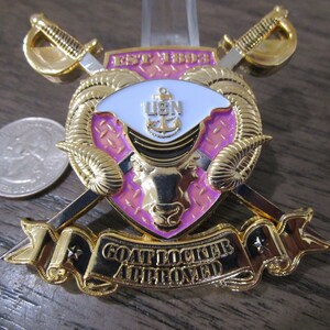 USN Navy Chief Goat Locker Approved Deckplate Certified Pink CPO ...