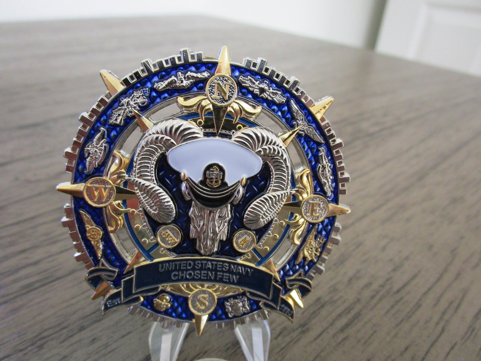 Navy Chiefs Mess Goat Locker Chosen Few CPO USN Compass - Etsy