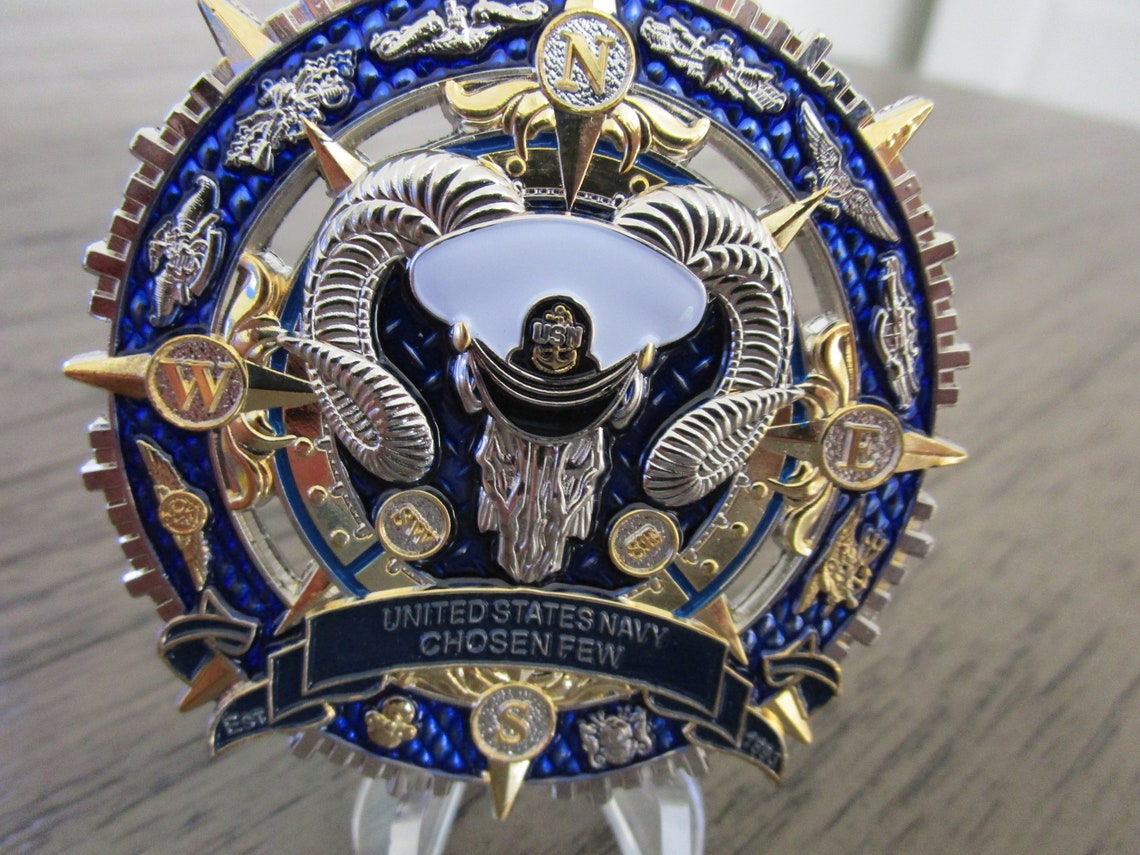 Navy Chiefs Mess Goat Locker Chosen Few CPO USN Compass - Etsy