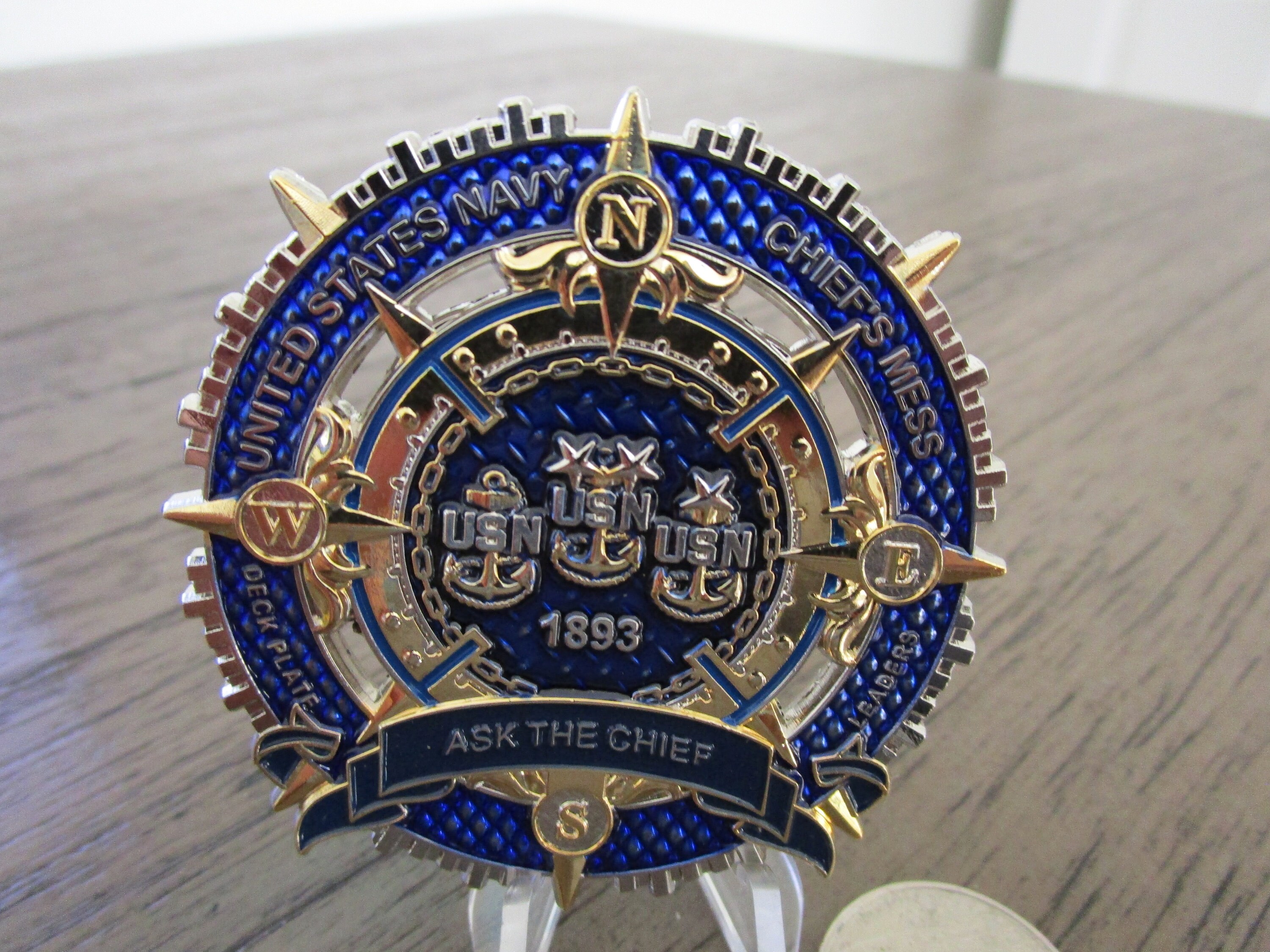 Navy Chiefs Mess Goat Locker Chosen Few CPO USN Compass - Etsy