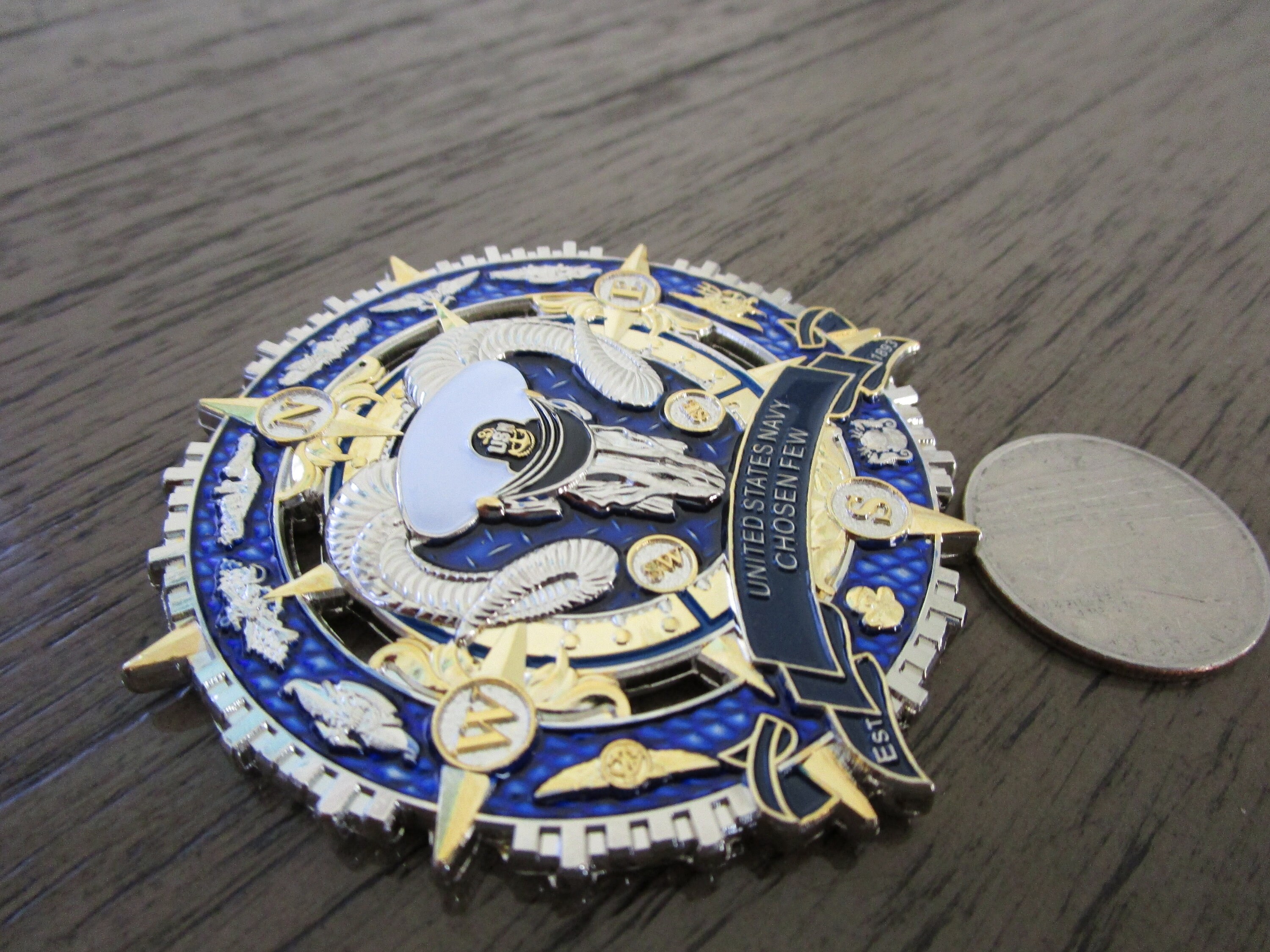 Navy Chiefs Mess Goat Locker Chosen Few CPO USN Compass - Etsy