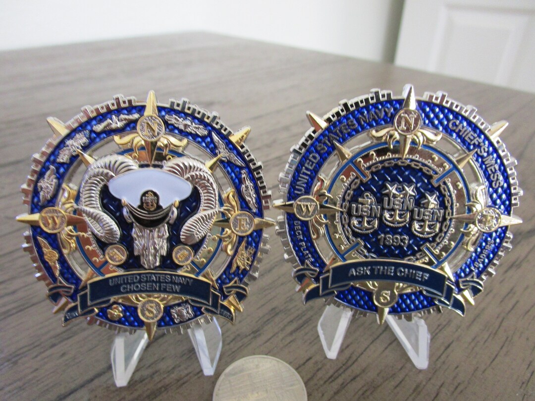 Navy Chiefs Mess Goat Locker Chosen Few CPO USN Compass - Etsy