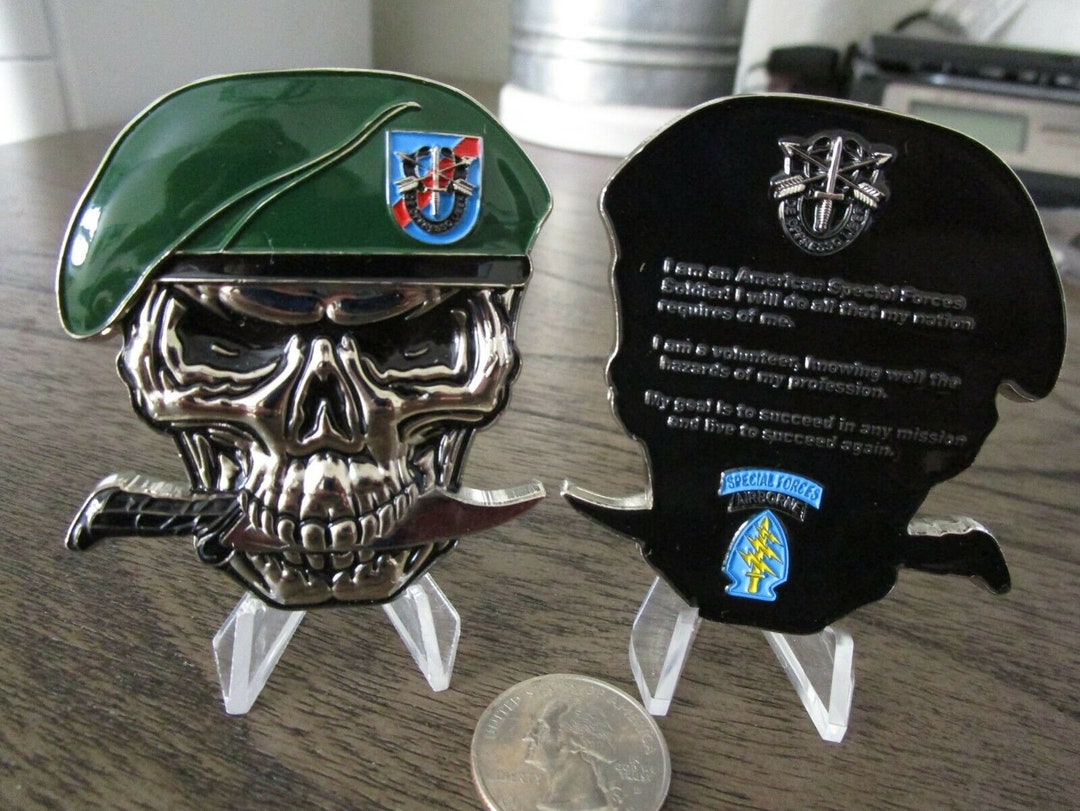 US Army 20th SFGA Special Forces Group Creed Green Berets - Etsy