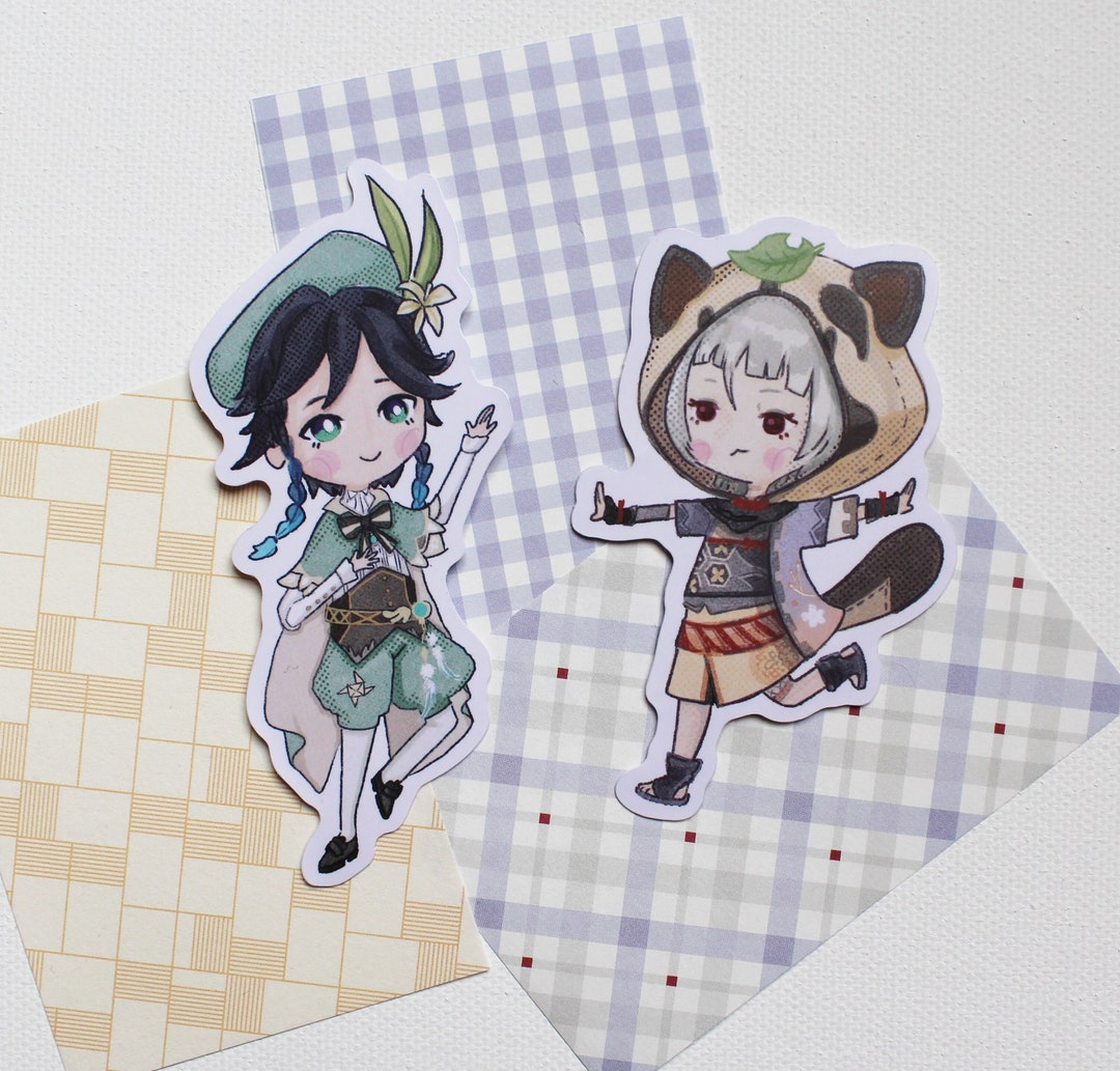 Venti Sayu Sticker Genshin - Etsy
