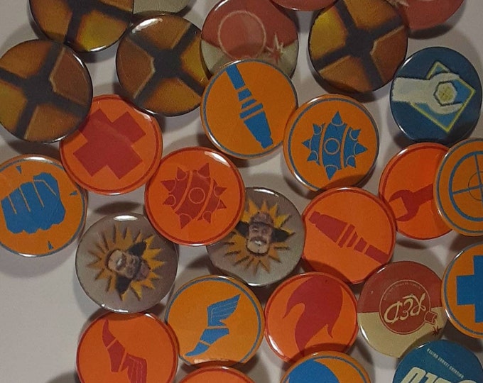 Big Squishy Fabric TF2 Buttons 2.5 - Etsy