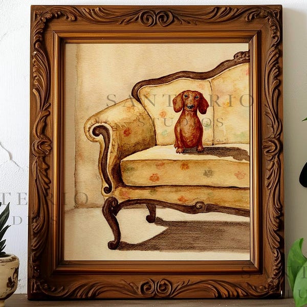 Wiener Dog Art - Etsy