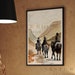 Canyon Shadows / Abstract Western Wall Art, Desert Landscape Print ...