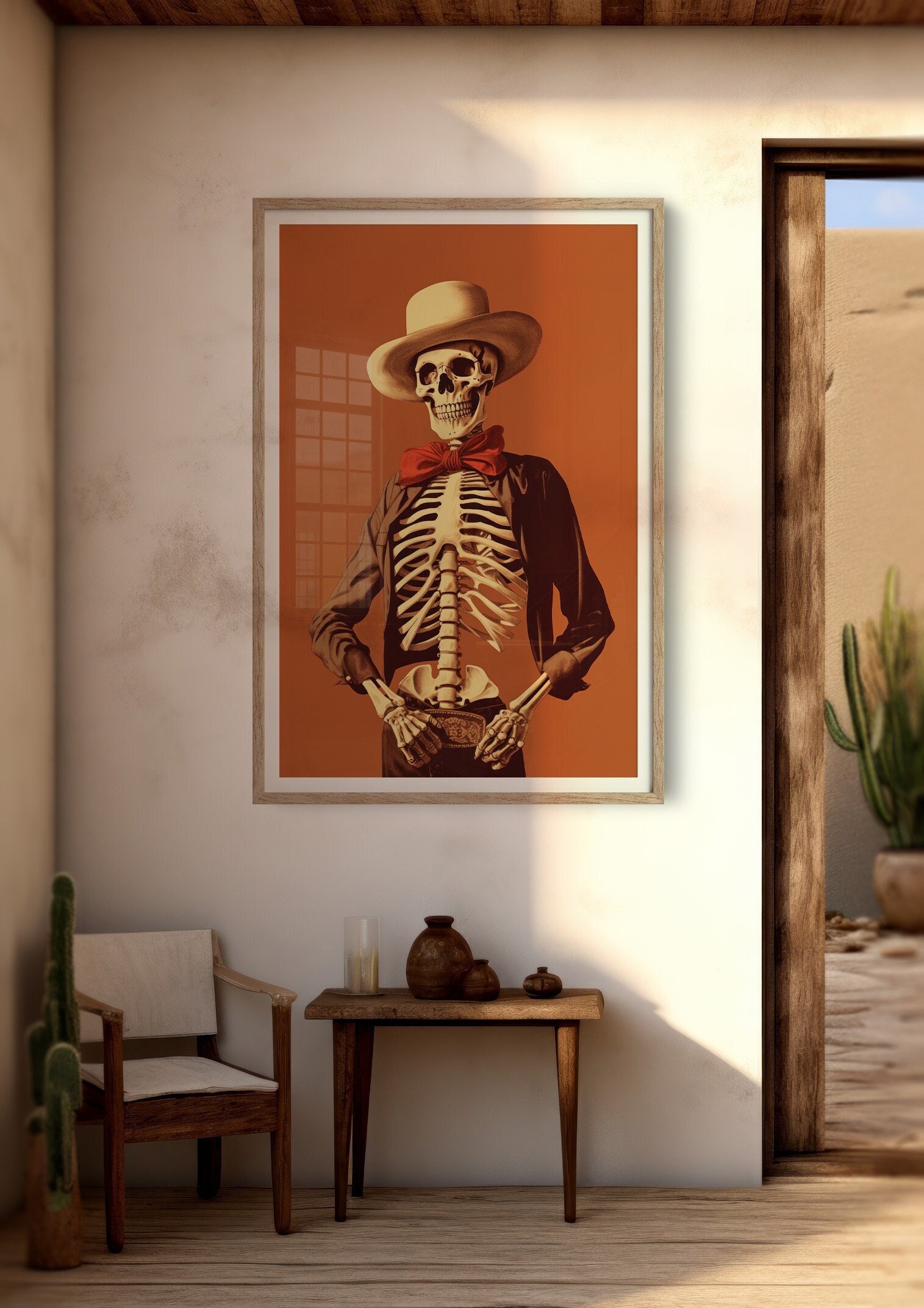 Western Skeleton Cowboy