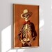 Bony Bandit / Retro Skeleton Cowboy Art, Western Wall Art, Cowboy Retro ...