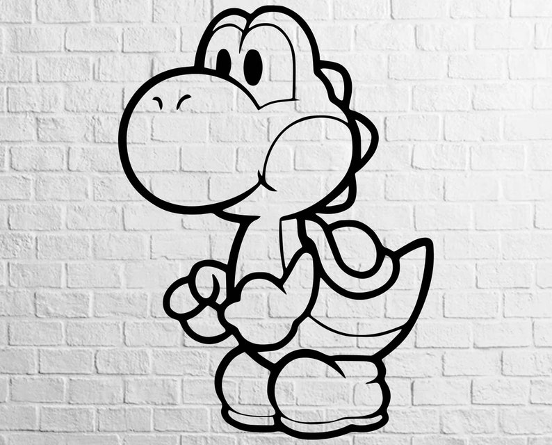 Yoshi SVG DXF PNG File 2 Cut File for Cricut and Cut Machines - Etsy Canada