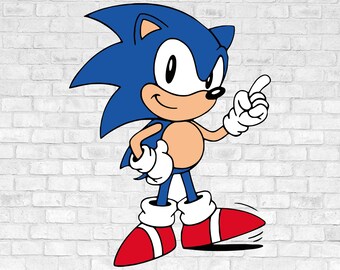Sonic Cut File - Etsy