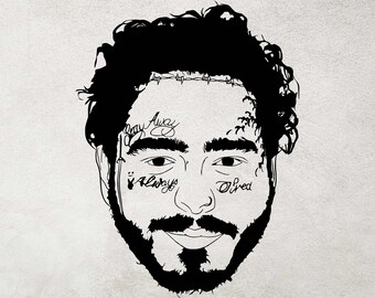 Post Malone Decal - Etsy