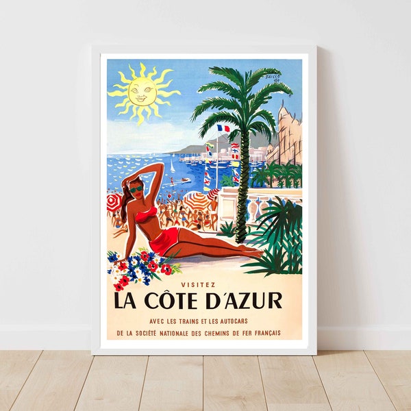 French Riviera Posters - Etsy