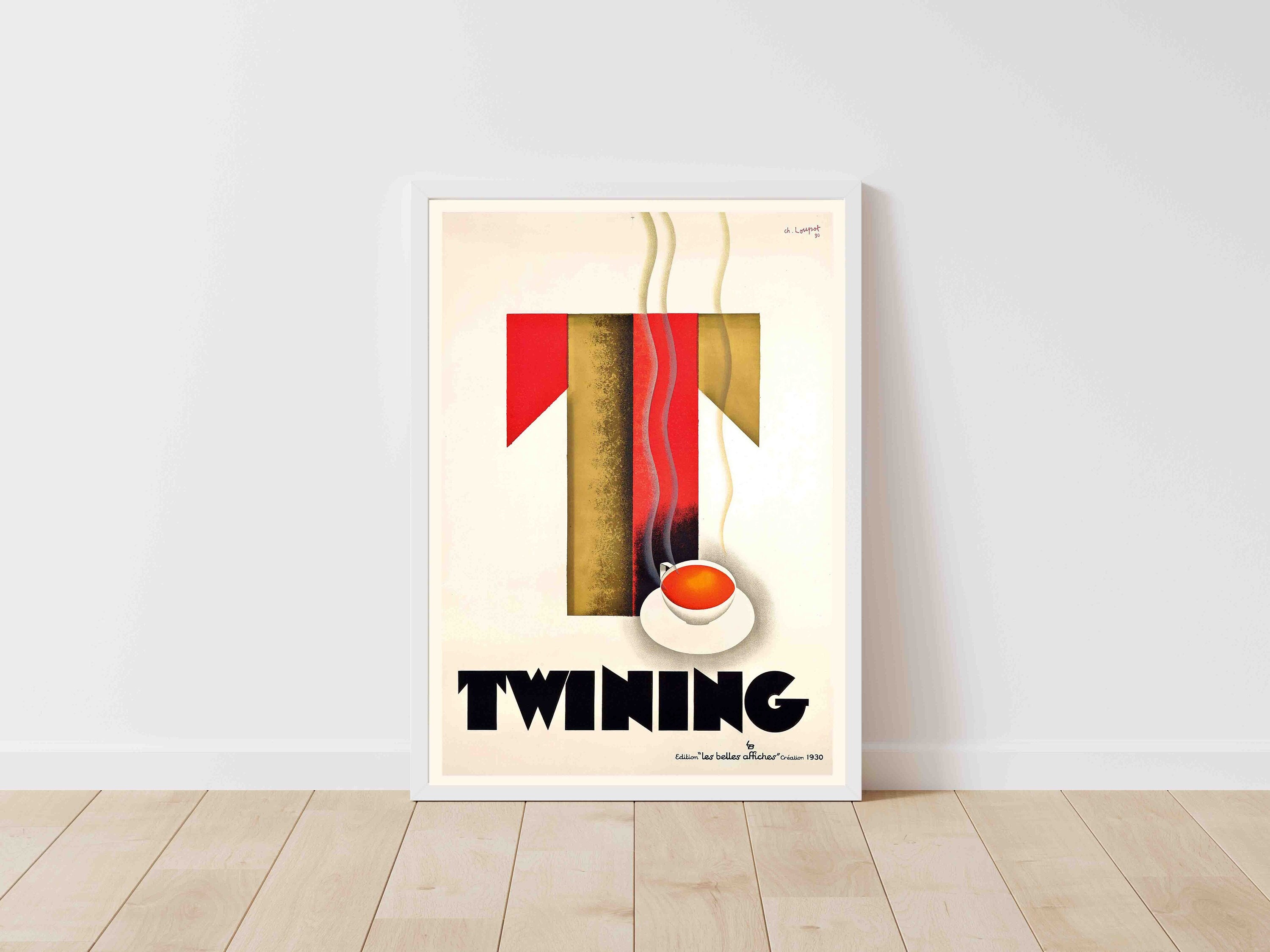 Twining Tea Coffee Beverage Drinks Kitchen Food Vintage Advertising ...