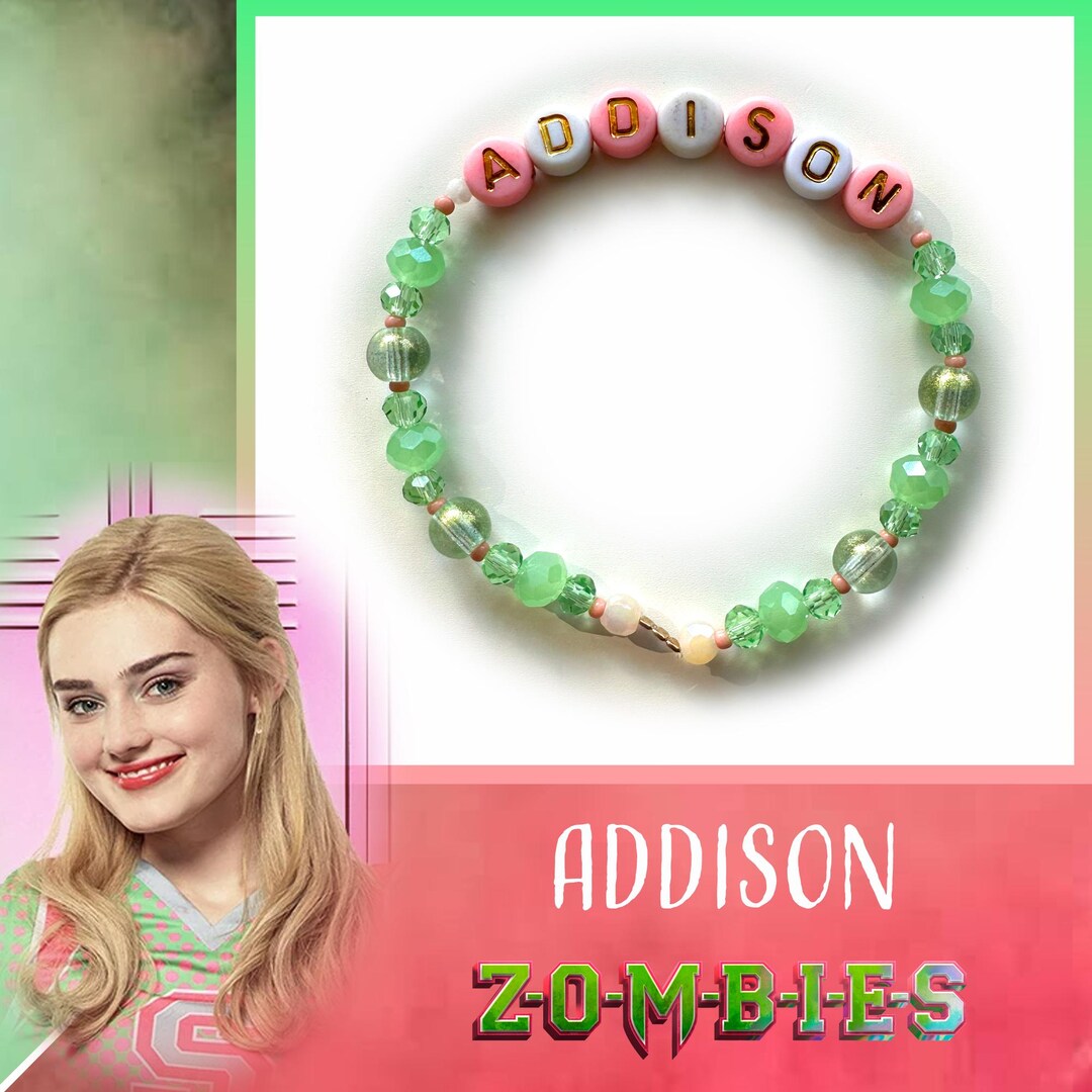 ADDISON | Zombies Inspired Jewelry | Handmade Beaded Bracelet | Zombies ...