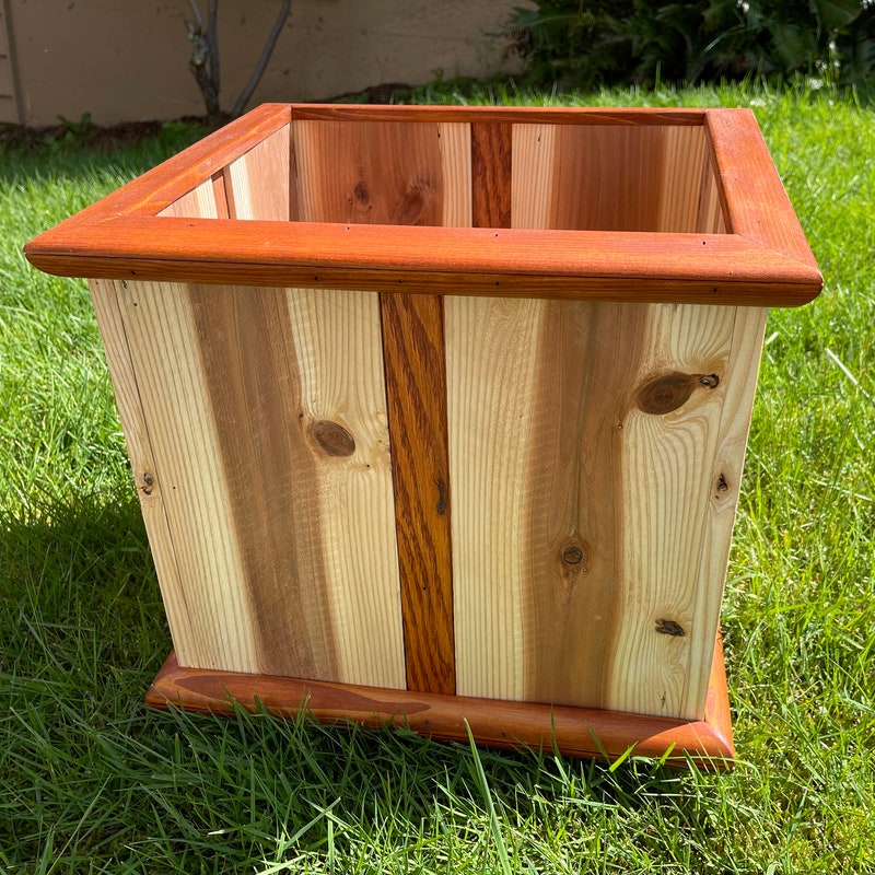 Red Cedar Planter - Etsy