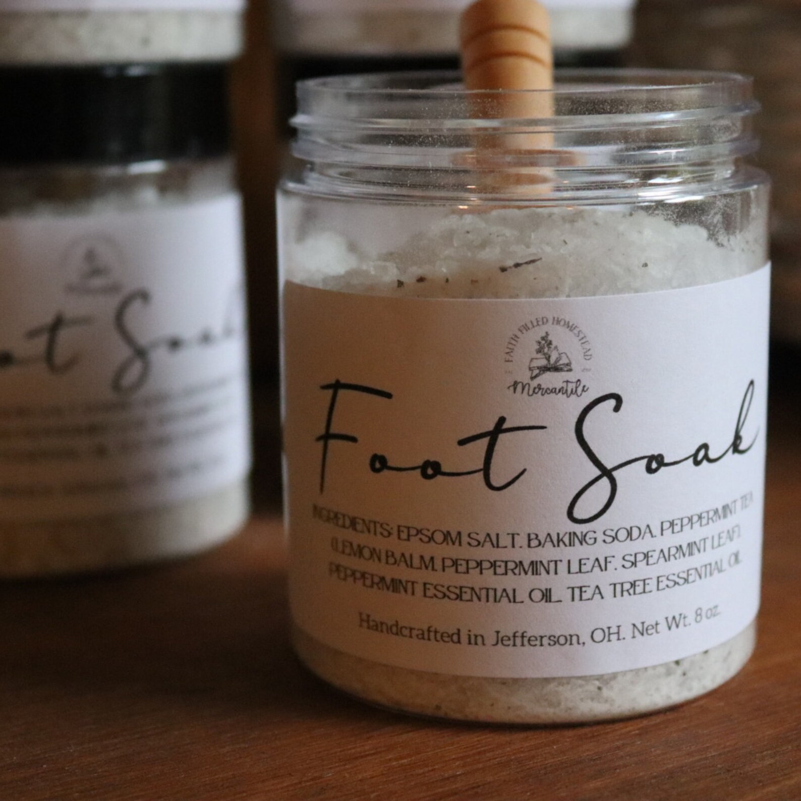 Peppermint Foot Soak Foot Soak Foot Soak Salt Foot Scrub Spa Gifts ...