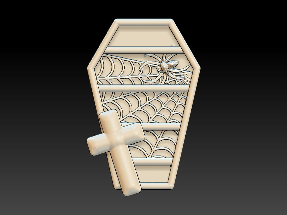 Coffin Shelf STL File, for 3D Printing - Etsy