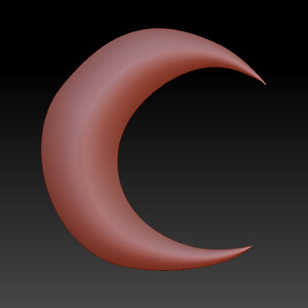 Moon Stl File For Cnc Etsy