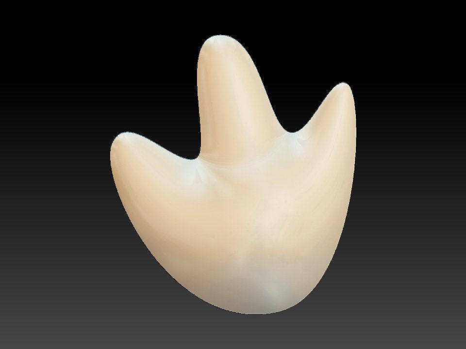 Dino Foot STL Files for CNC Router, Moulds, Molds, Printing Etc - Etsy