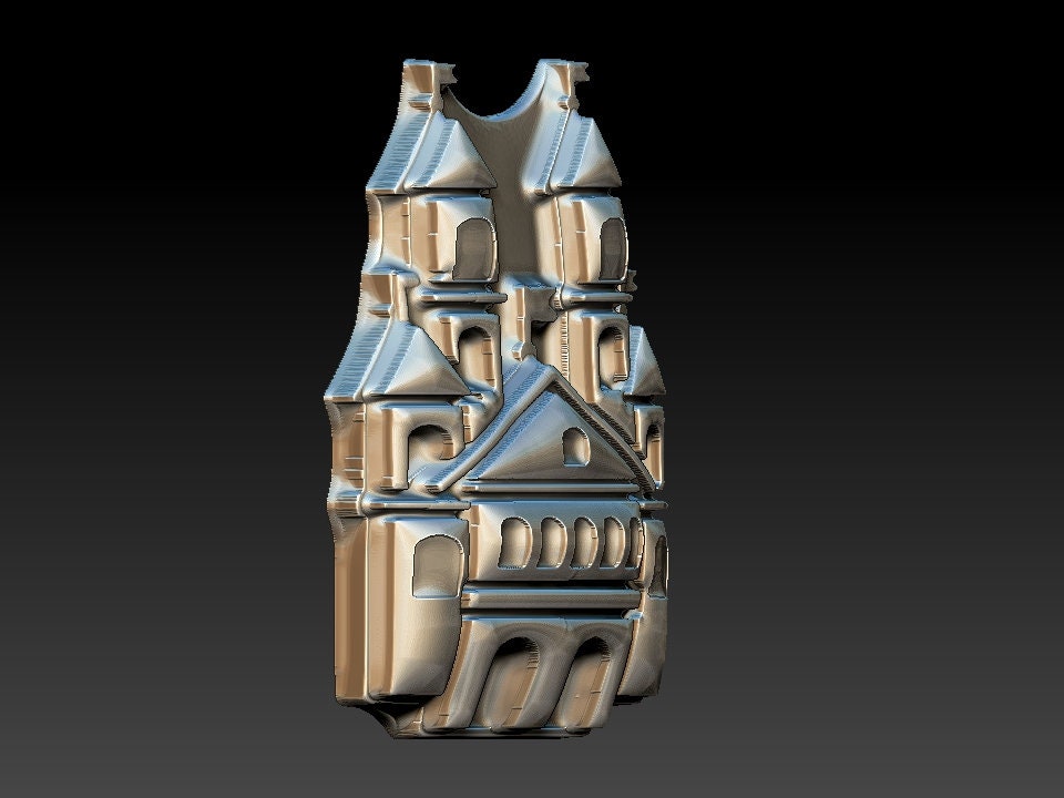 Princess Castle STL Files for CNC Router, Moulds, Molds, Printing Etc ...