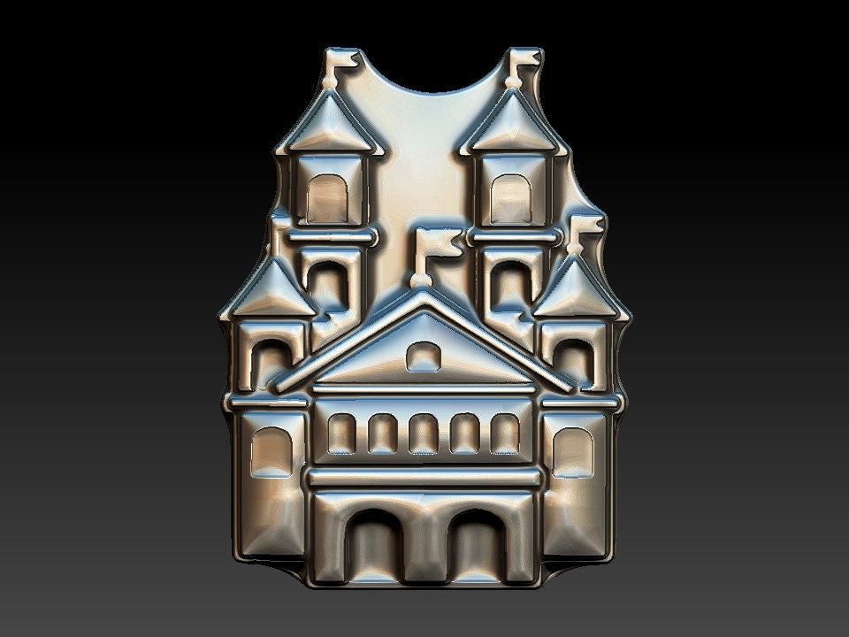 Princess Castle STL Files for CNC Router, Moulds, Molds, Printing Etc ...