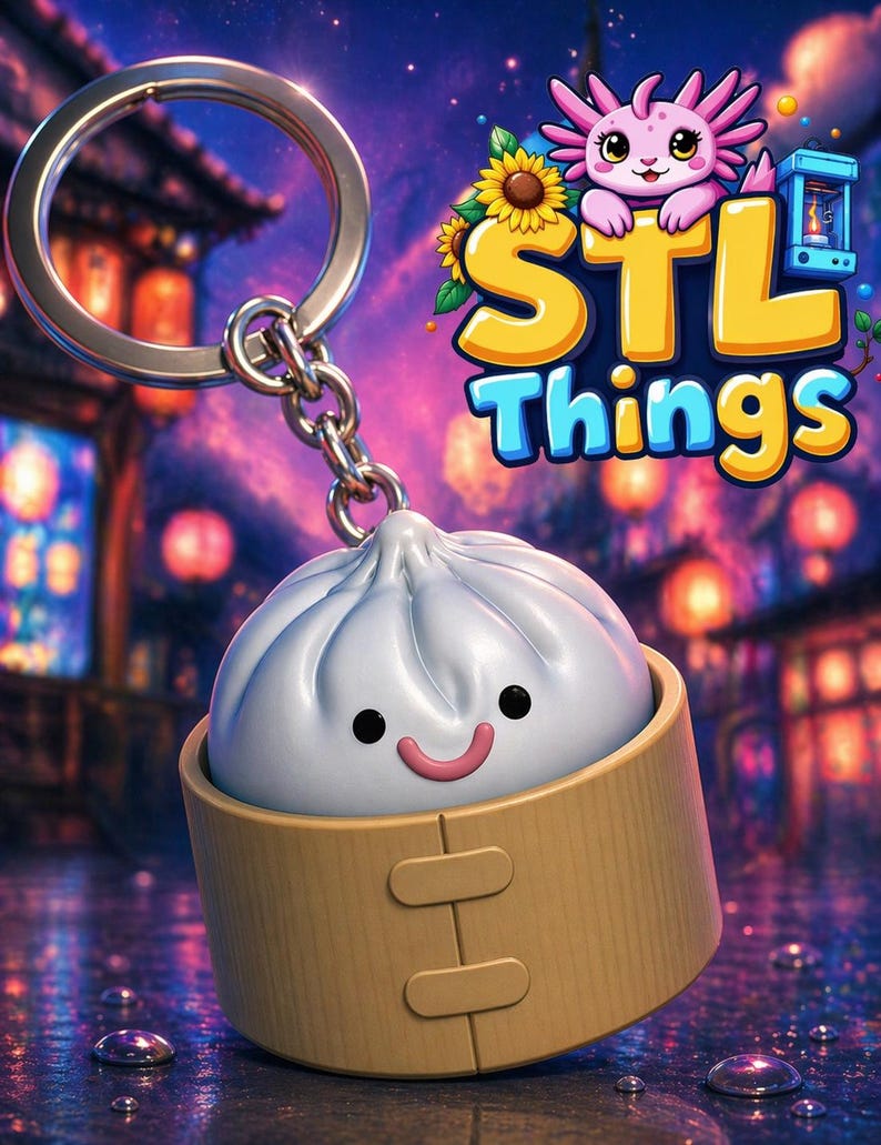 Kawaii Dumpling Clicker Stl File for 3D Printing (no Actual Clicker ...
