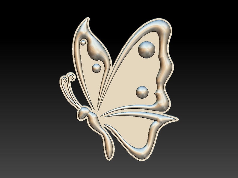 Butterfly STL Files for CNC Router, Moulds, Molds, Printing Etc - Etsy