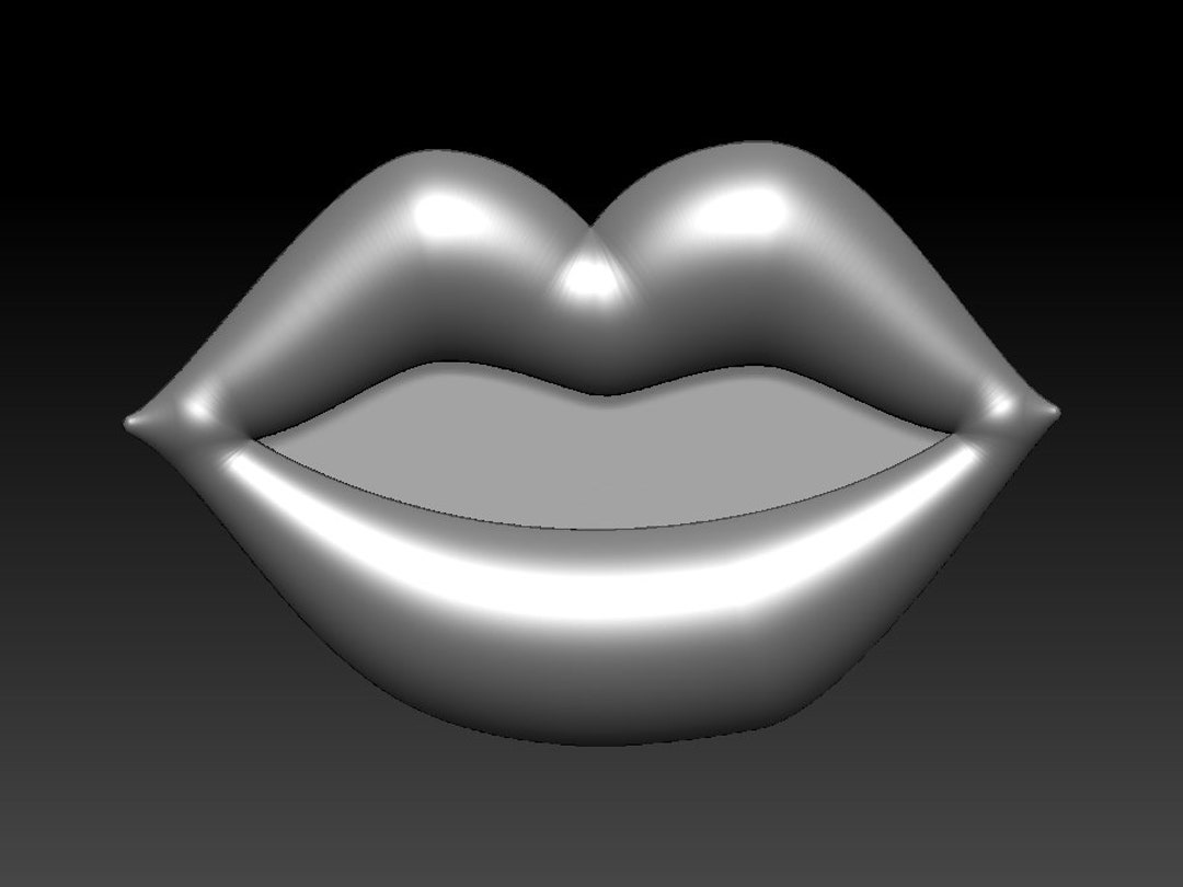 Plain Lips STL Files for CNC Router, Moulds, Molds, Printing Etc - Etsy