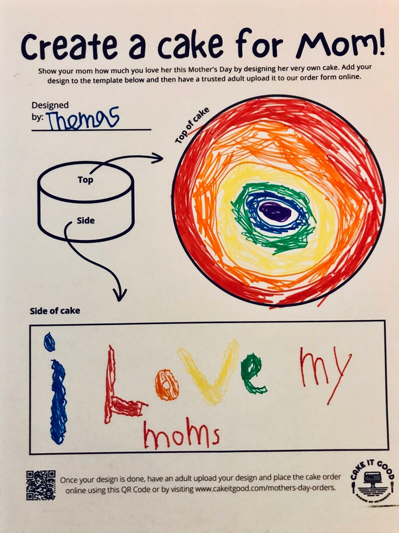 Create A Cake Template for Kids - Etsy