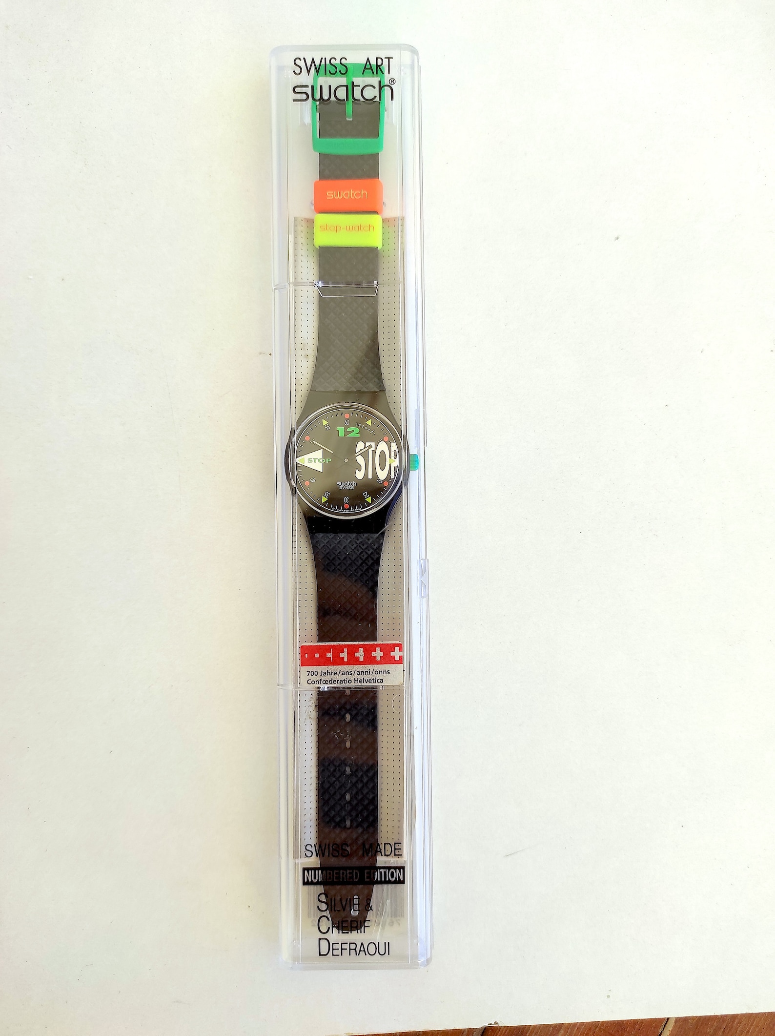 Swatch Stop Watch 1993 Box Included - Vintage Swatch Watch - Swatch ...