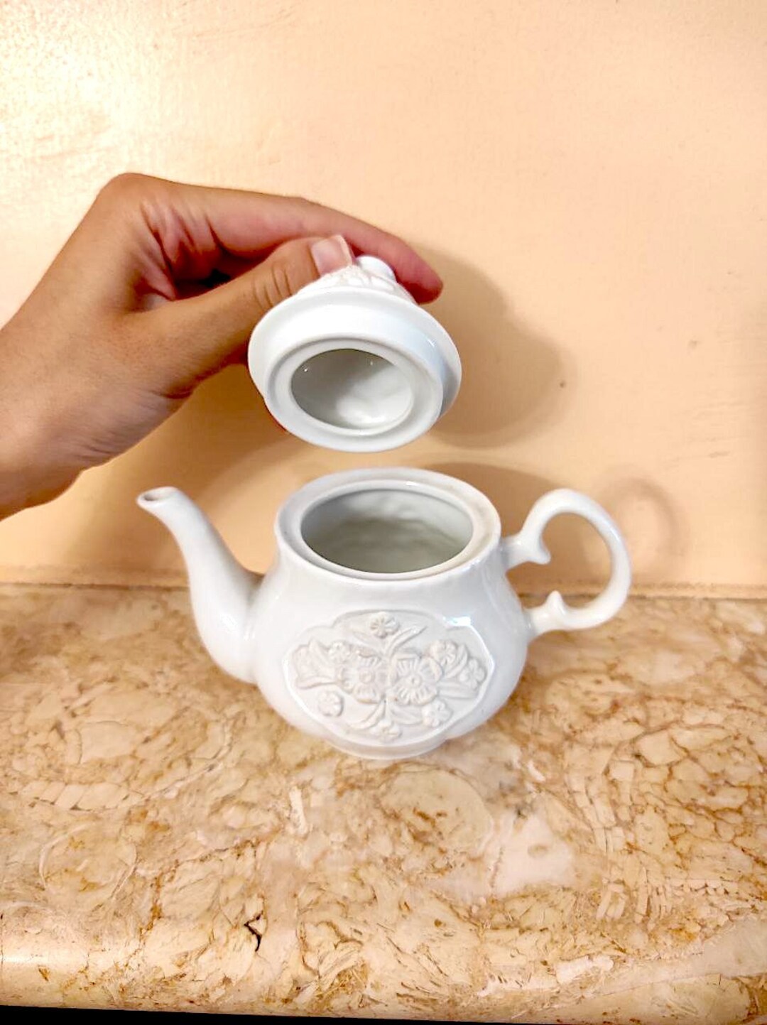 Ceramic Teapot - Teiera in Ceramica Bianca - Ceramica Italiana ...