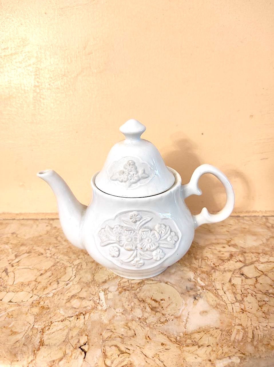 Ceramic Teapot - Teiera in Ceramica Bianca - Ceramica Italiana ...