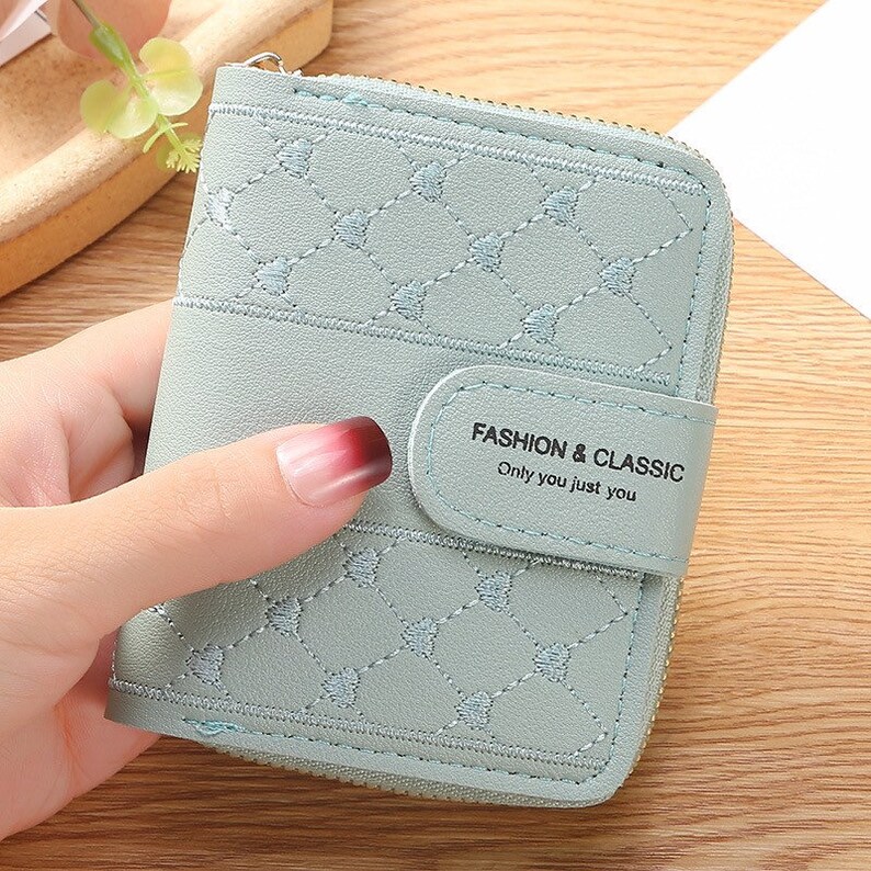 Wallet for Womenbifold Snap Closure Small Wallet for - Etsy